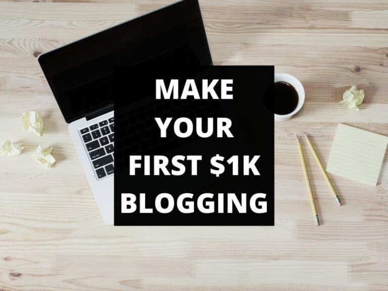 How I Made My First $1000 Blogging | Digital Nomad Mom